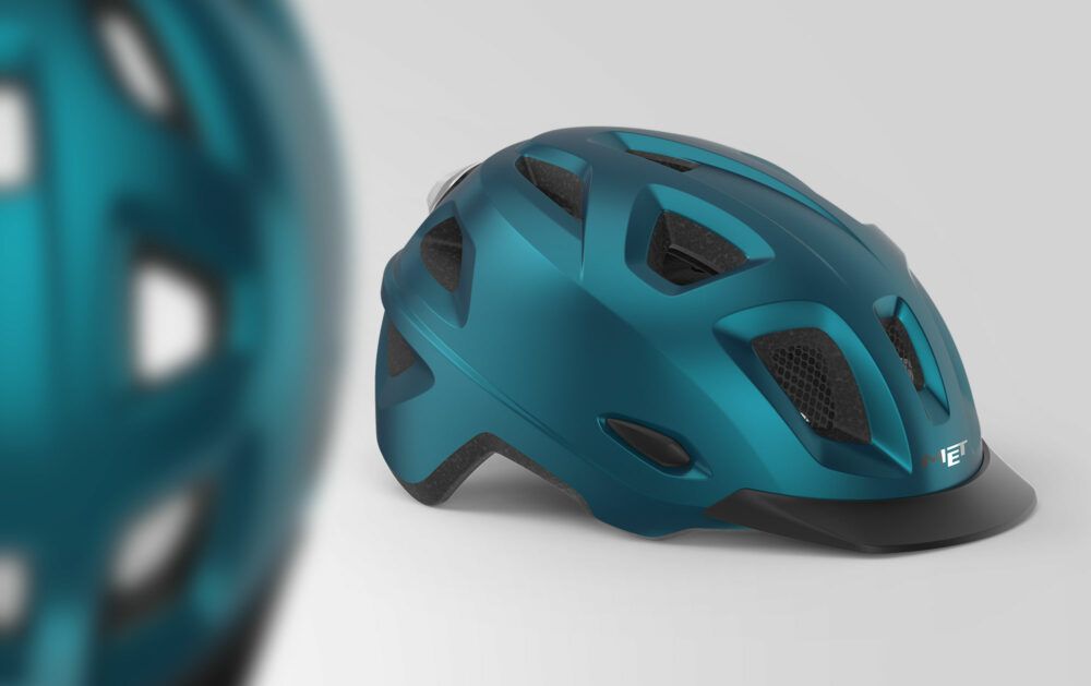 Mobilite E-Bike Urban Helmet with Led Light | MET Helmets