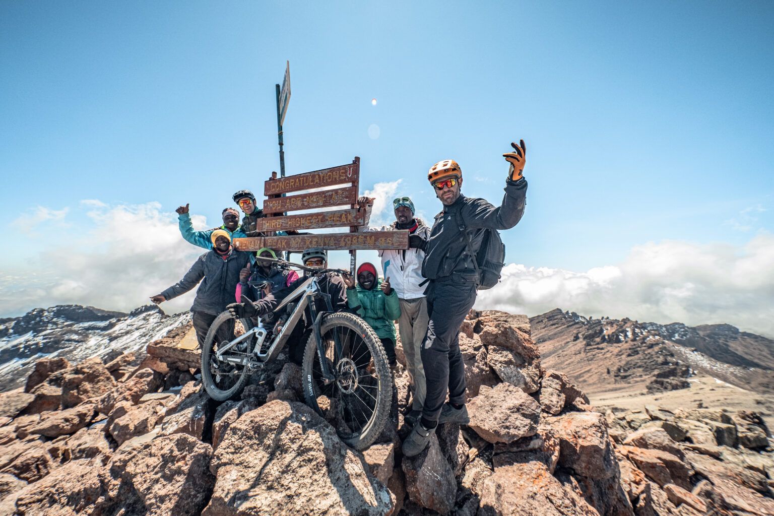Cédric Tassan discovering Mount Kenya | MET Helmets